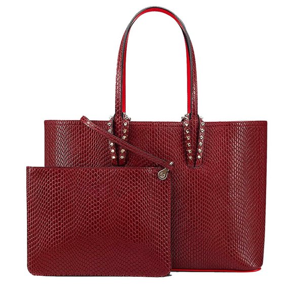 Christian Louboutin | Bags | Christian Louboutin Cabata Snake Embossed ...